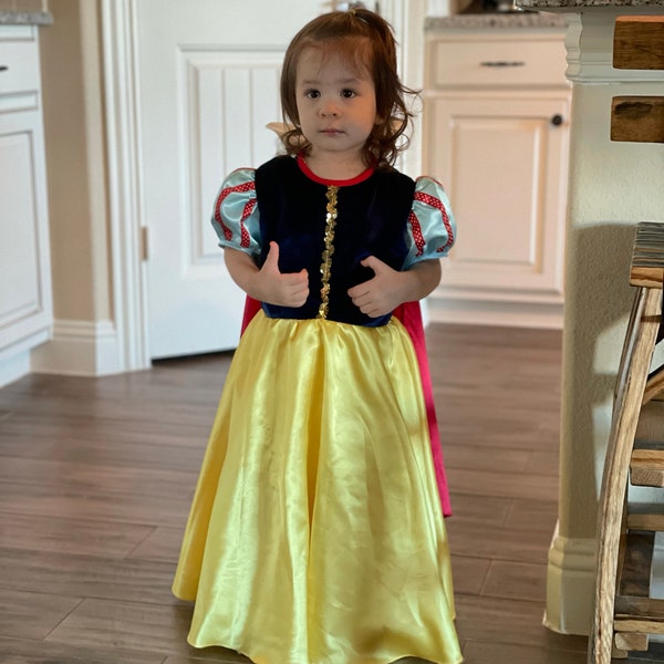 Handmade Snow White Dress-snow White Costume- Disney Princess ...