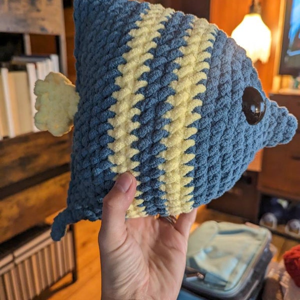 Avery the Angelfish NO SEW Fish Amigurumi Crochet Pattern PDF Download ...