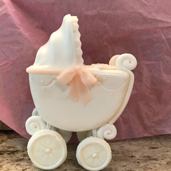 Stroller Cake Topper Baby Shower Cake Topper Baby Carriage Cake Topper ...