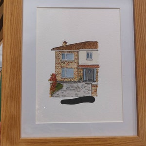 Personalised Building Art: Multiple House Portrait of Your 'house Story ...
