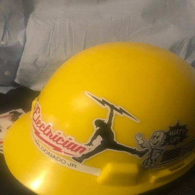 NEW ELECTRICIAN Hard Hat Stickers, 55 Hardhat Sticker and Decals ...