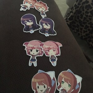 Doki Doki Literature Club chibi stickers | Etsy