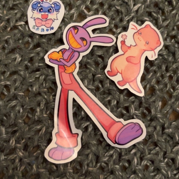 Digital Circus Glossy Vinyl Sticker - Etsy