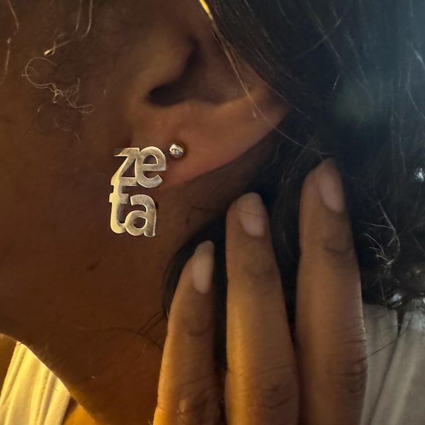 Zeta Phi Beta Sisterhood Drop Earrings - Etsy