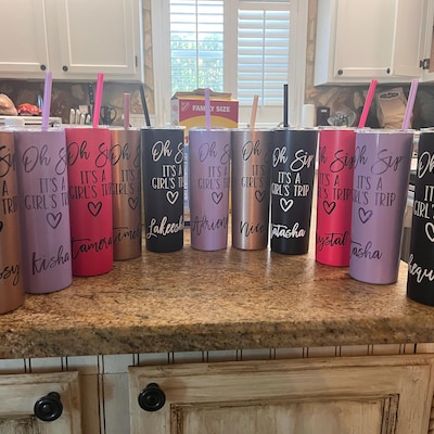 Girls Trip Gift, Girls Trip Gift Idea, Girls Trip Tumbler, Personalized ...