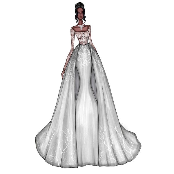 Custom Fashion Illustration, Fashion Illustration Base on Photo ...