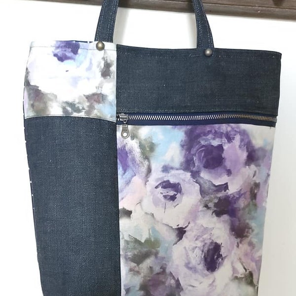 PDF Pattern - the Urban Tote Bag - Minimalist Design With 2 Options ...