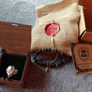 925 Sterling Silver Double Wolf Head Ring Handcrafted, Unisex, Symbol ...