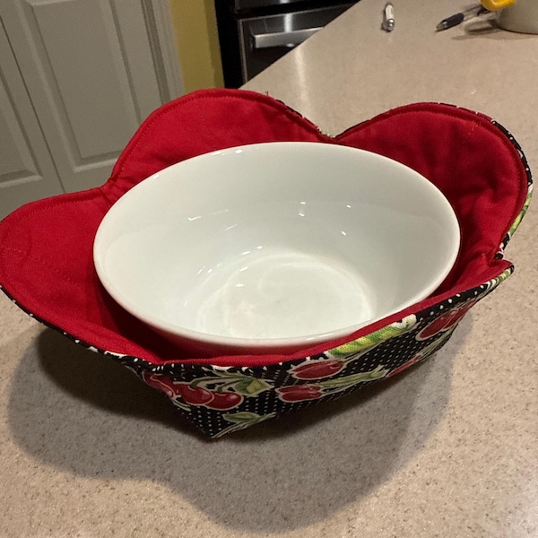 Microwave Bowl Cozy Bundle | PDF Sewing Pattern + Printable Cozy Label ...