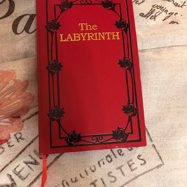 The Labyrinth Red Book Prop Replica - Etsy