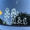 Create Your Own Stick Figure Family Decal/sticker - Etsy