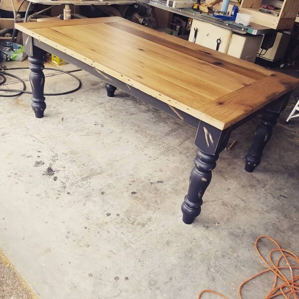 Maple Chunky Farmhouse Dining Table Legs - Set of 4 - 5" X 29 ...