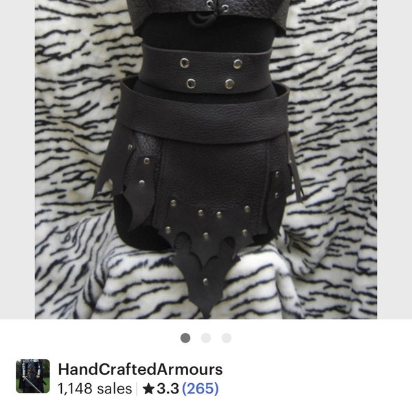 Real Leather Robin Hood Armor Medieval Theatrical Celtic LARP Viking ...