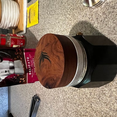 Espresso Distribution Tool Coffee Leveler Adjustable Wooden Distributor ...