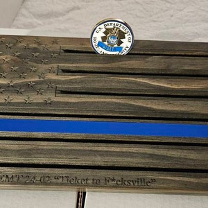 Navy Chief's Creed Military Challenge Coin Display Holder Chief Petty ...