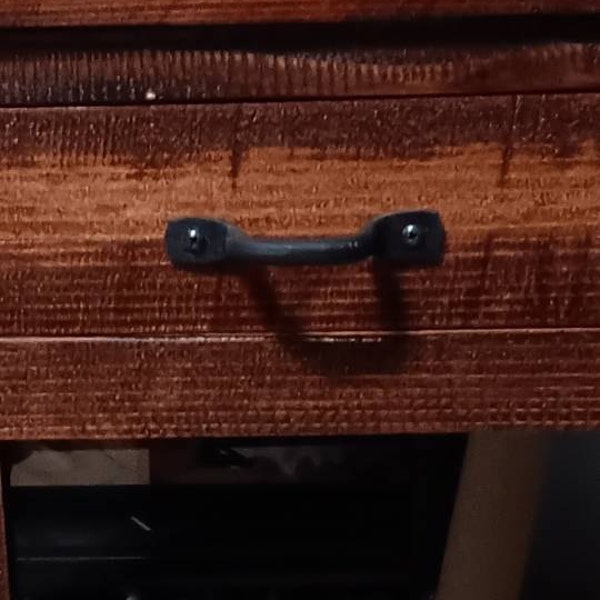 Hand Forged Small Drawer Pulls, Cutting Board Handles, Cabinet Pulls ...