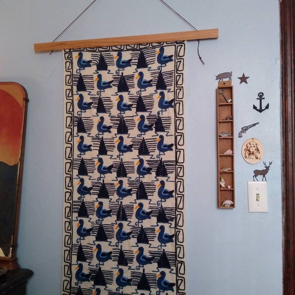 Tapestry Frame Hanging Magnetic Wood Hanger Frames for Scarf or Fabric ...