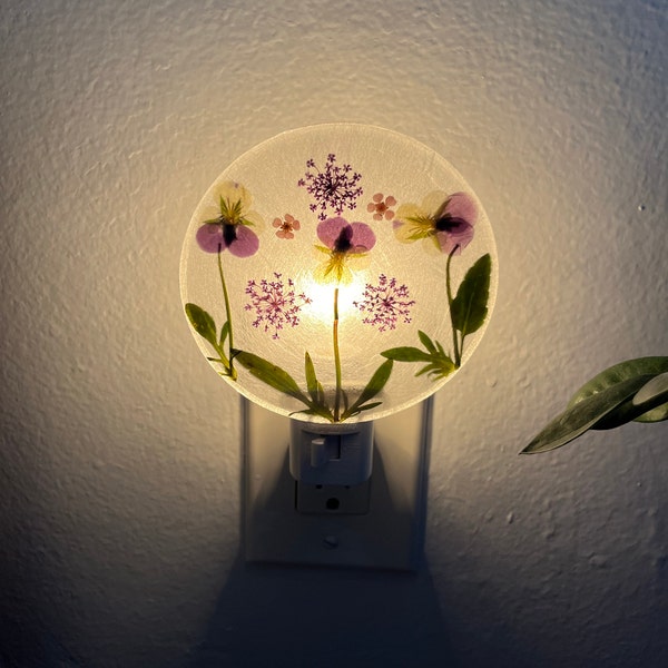 Handmade Flower Night Light, Sunflower Nightlights, Floral Night Light ...
