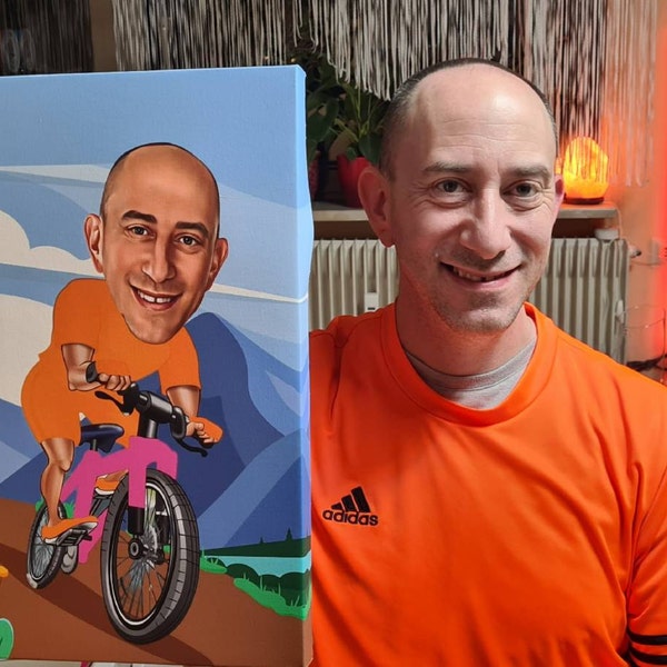 Custom Female Super Boss Cartoon Portrait, Boss Portrait, Gifts for ...