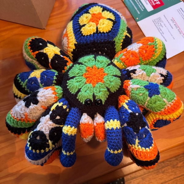 Crocheted Baby Tarantula - MADE TO ORDER - Crocheted Spider - Custom ...