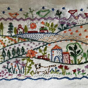Cozy Cottage Sampler to Stitch and Embroider - Etsy