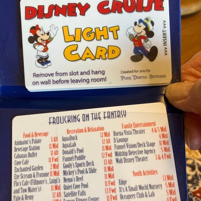Disney Cruise Light Card® and Deck Locator Gift Sets Great Fish ...