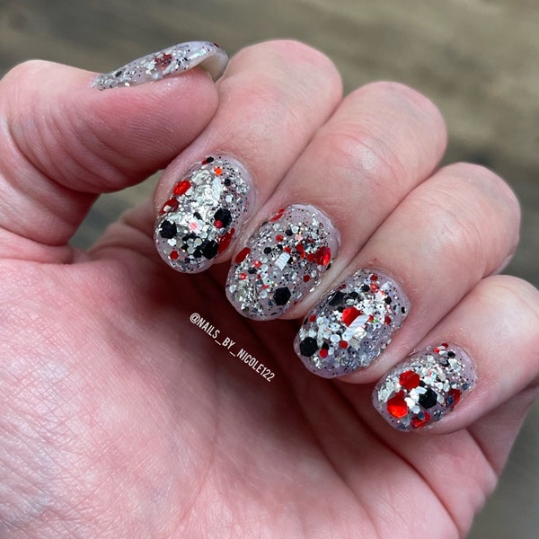 Vampire Queen- Dip Powder, Glitter Dip Powder, Dip Powder for Nails ...