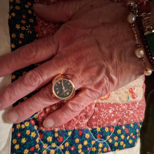 Y2K Vintage Watch Ring Functional Unique Clock Mini Watch Girlfriend ...