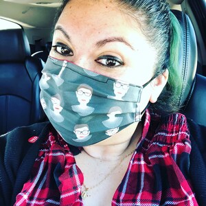RBG Face Mask Ruth Bader Ginsburg Face Mask Lined in - Etsy