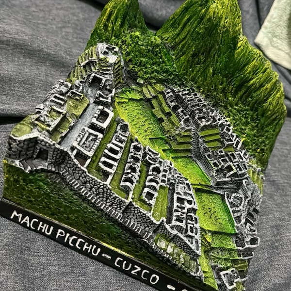 Handmade Machu Picchu Model, Ornament, Decorative Inca City Sculpture ...