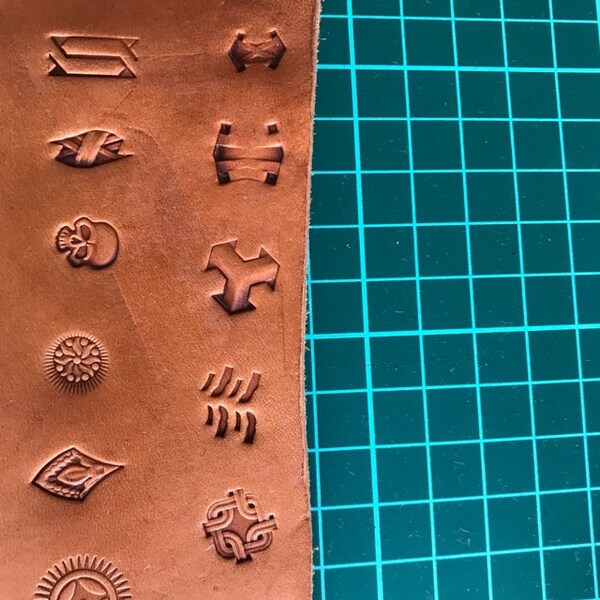 Tools for Leather Crafts. Stamp #105 -"car Tire" - Etsy