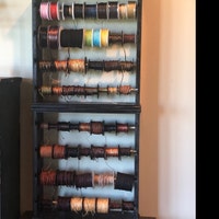 Ribbon Spool Rack Organizer Holds 4'' Spools Brushed - Etsy UK