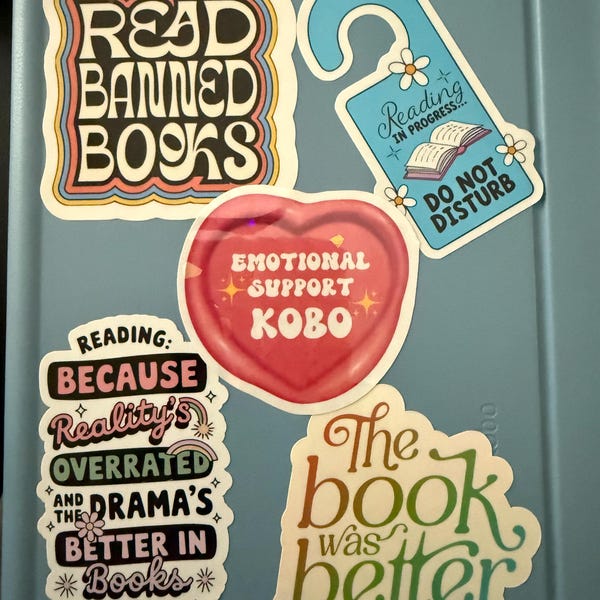 Carley Fortune Book Stack Sticker | Bookish Gifts | Kindle Decal ...