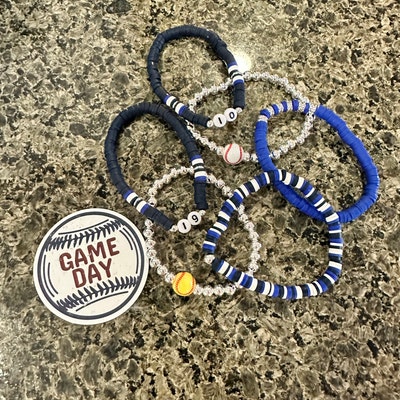 Personalized Sports Bracelets - Etsy