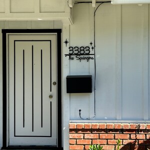 Atomic Starburst for Outdoor House Numbers - Etsy