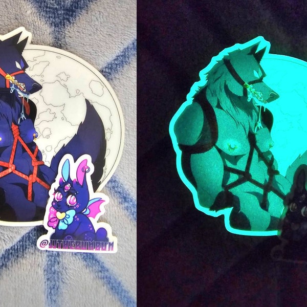 Furry: Caution!!! Top//vers//bottom Stickers - Etsy