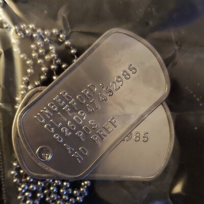 Death Stranding Cliff Unger Military Dog Tags - Etsy