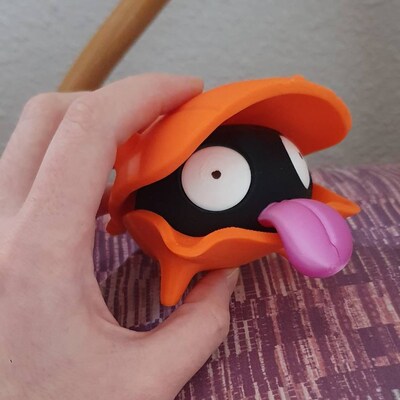 Articulated Shellder 3d Print Fidget Toy - Etsy