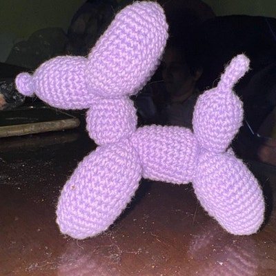 Balloon Animal Dog Crochet PATTERN ONLY Instant DOWNLOAD Puppy ...
