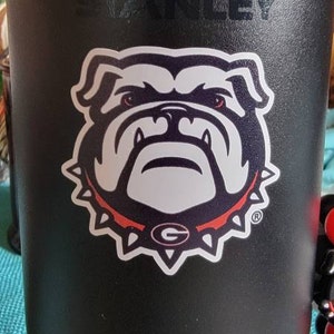 Georgia Bulldogs Vinyl Mascot Decal Sticker - Etsy