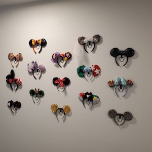 Mickey Ear Wall Displays 5 and 10 Packs - Etsy