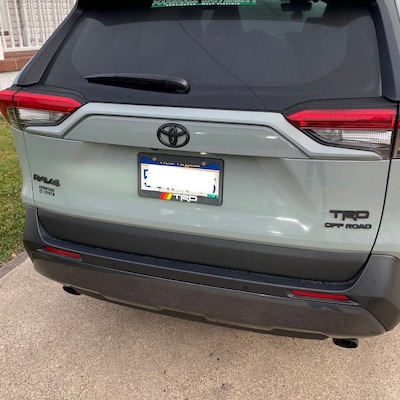 Toyota Retro Style TRD Tri Color Jdm License Plate Frames 4runner Land ...