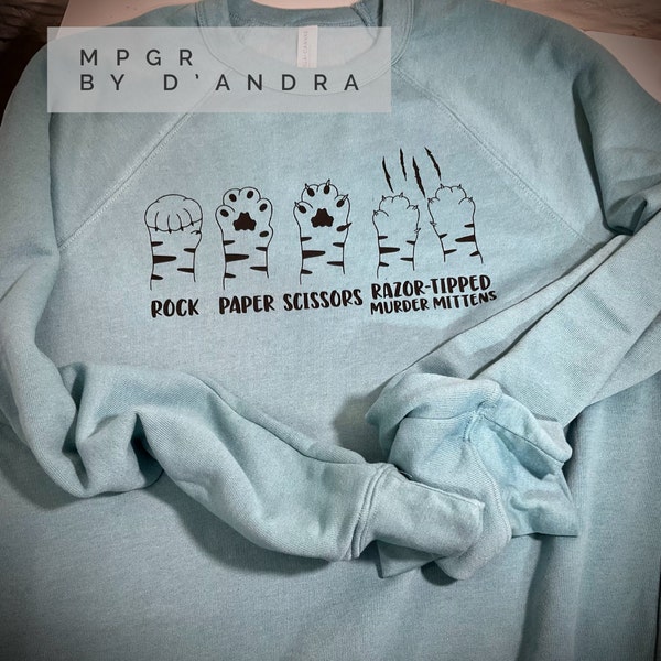 Rock Paper Scissors Svg, Razor Tipped Murder Mittens, Cat Paw Svg ...
