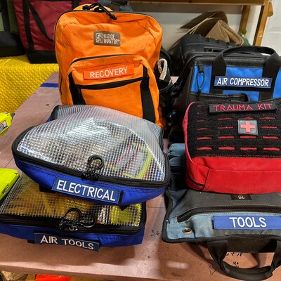 RUGGED TOUGH Tactical 2 Inch Name Tape With Hook Fastener Sewn to Back ...