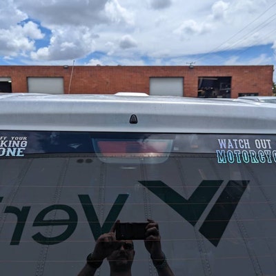 Ride Safe Biker Wave 2 Fingers Down Motorcycle Wave Sticker - Etsy