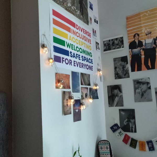 Diverse Inclusive Accepting Welcoming Safe Space for Everyone Classroom ...