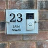 Ring Doorbell House Number Sign Plaque for Housing Your Video Camera ...