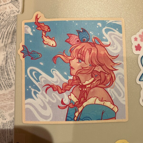 Cute Anime Chibi Clear Transparent Stickers - Etsy