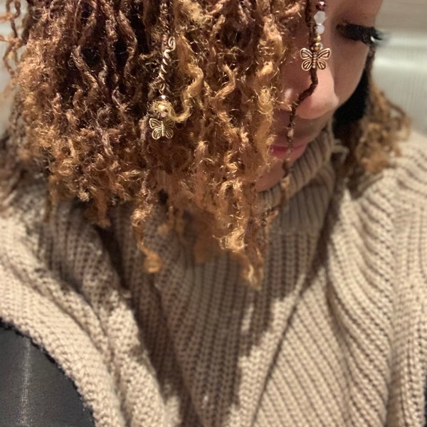 Sisterlock/microloc Jewelry With Obsidian and Black Owl - Etsy