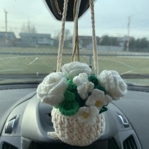 Plant Crochet Pattern, Car Hanging Plant Crochet Pattern, Crochet ...